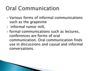 Communication and types of communication | PPTX | Email | Internet