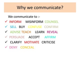 Communication and types of communication | PPT