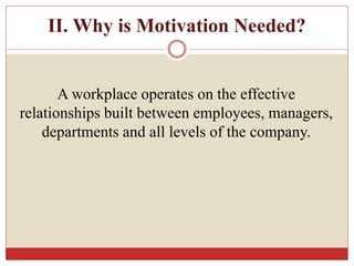 Communication as a tool for motivation | PPTX