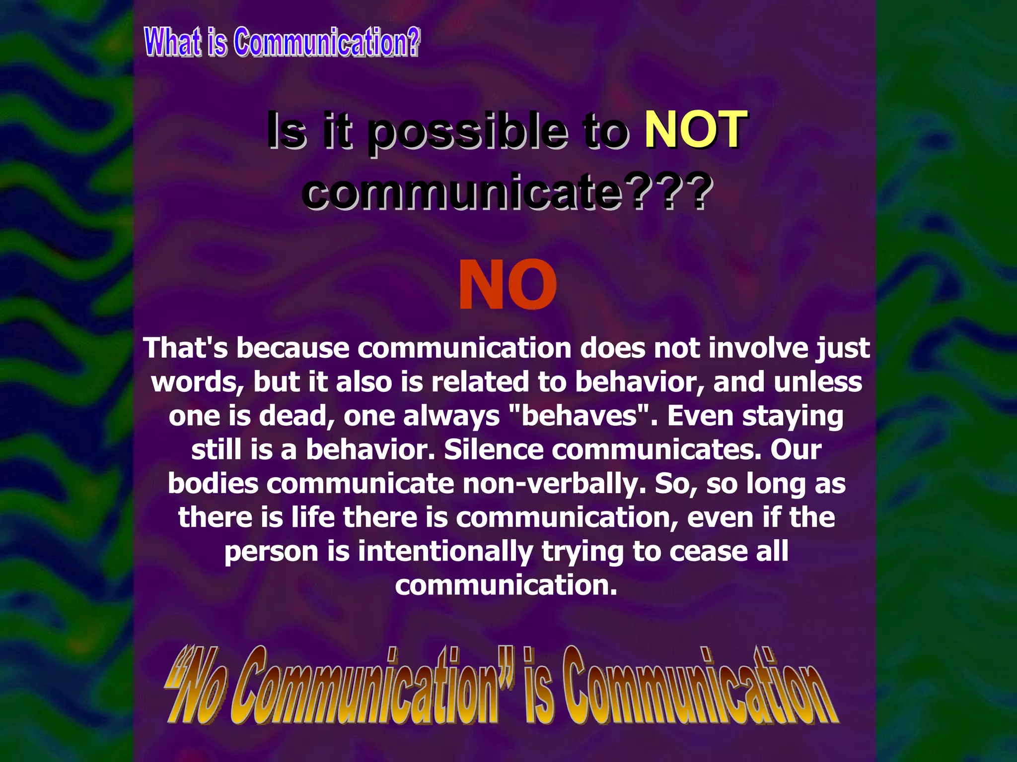 Communication at workplace | PPS
