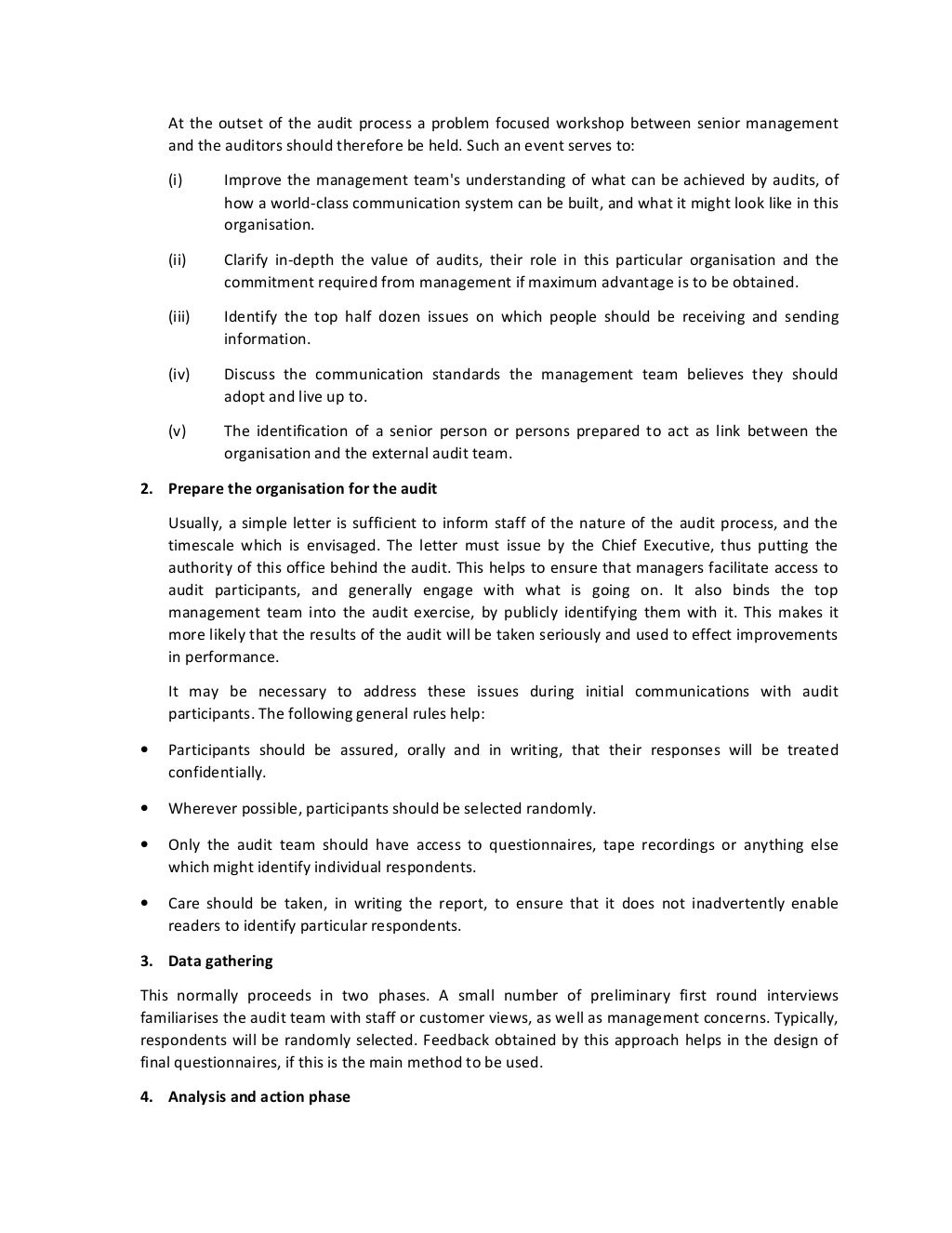 Communication Audit 