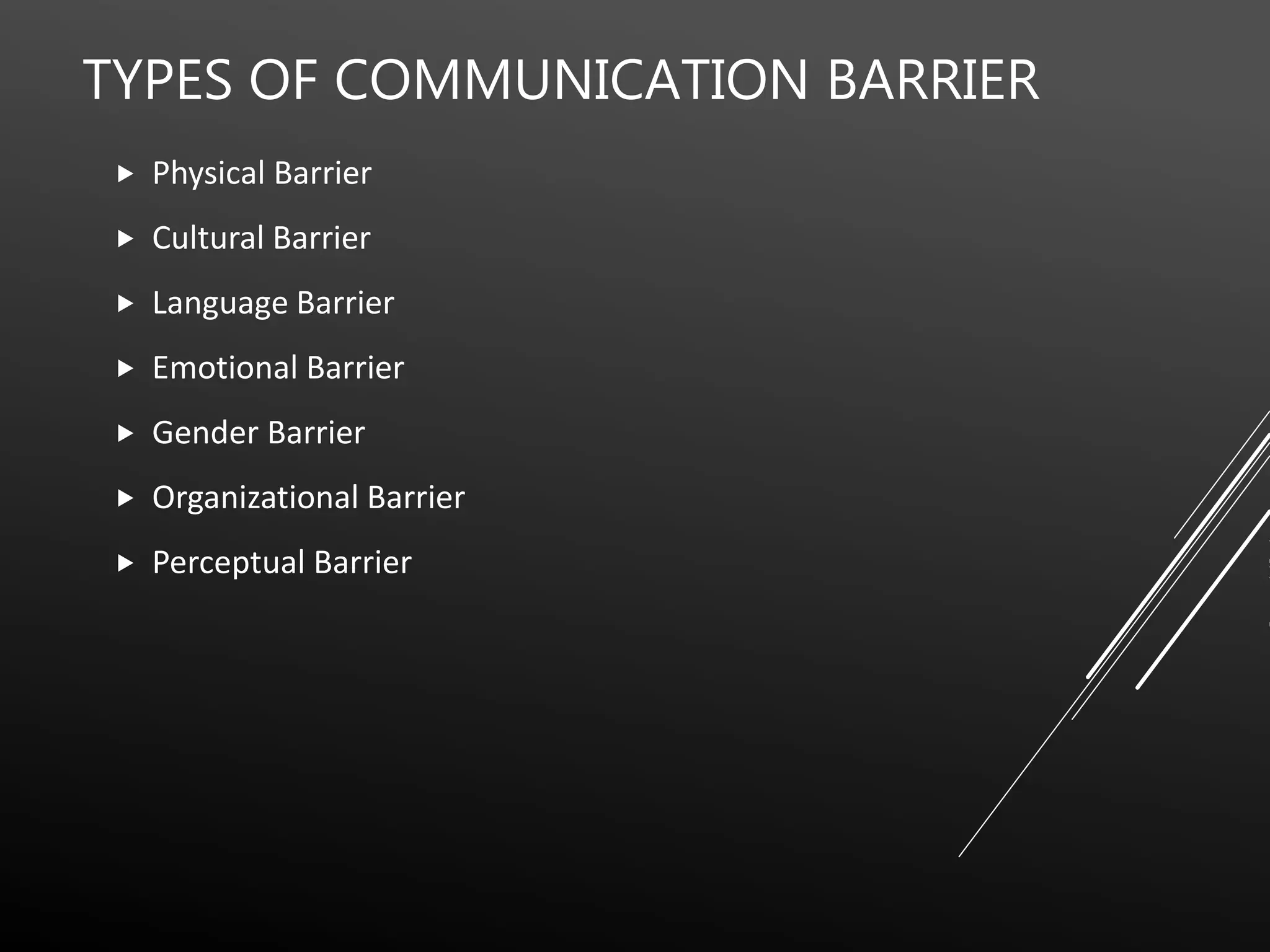 Communication barrier | PPTX
