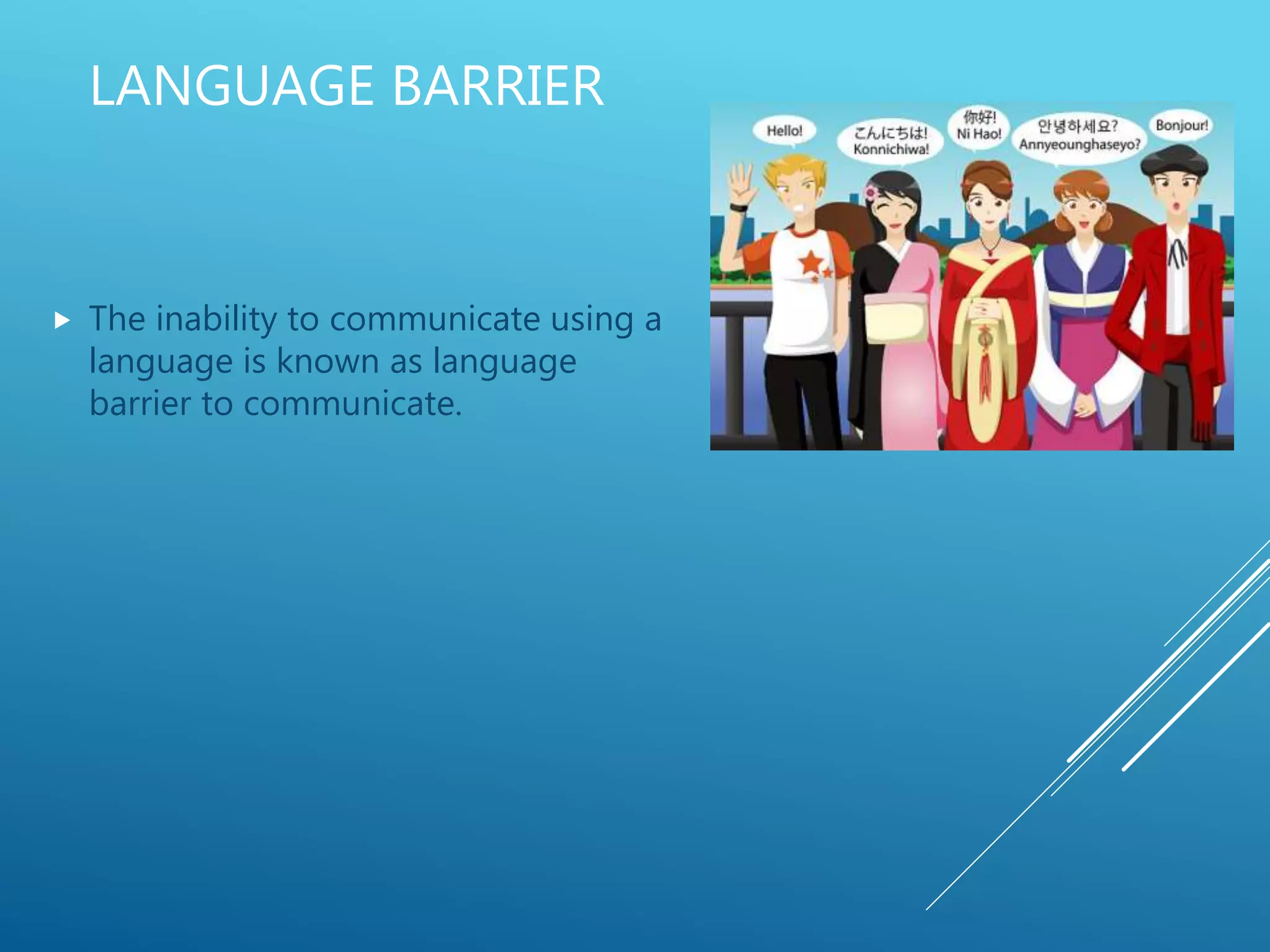 Communication barrier | PPTX