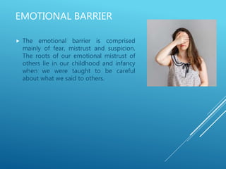 Communication barrier | PPTX