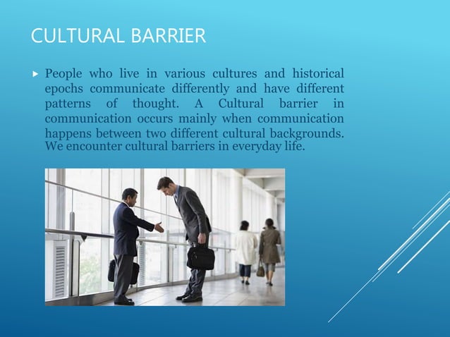 Communication barrier | PPTX
