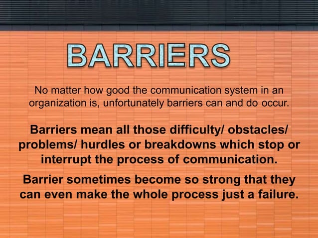 communication barrier.pptx
