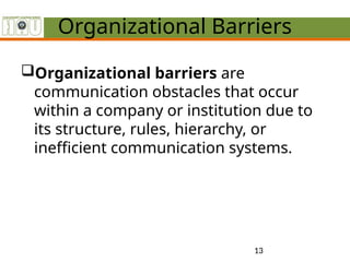 Communication barrier and type of barriers | PPT