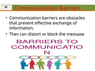 Communication barrier and type of barriers | PPT
