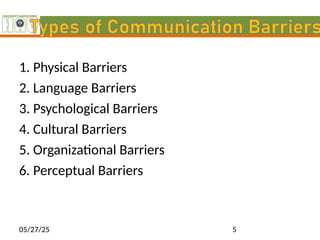 Communication barrier and type of barriers | PPT