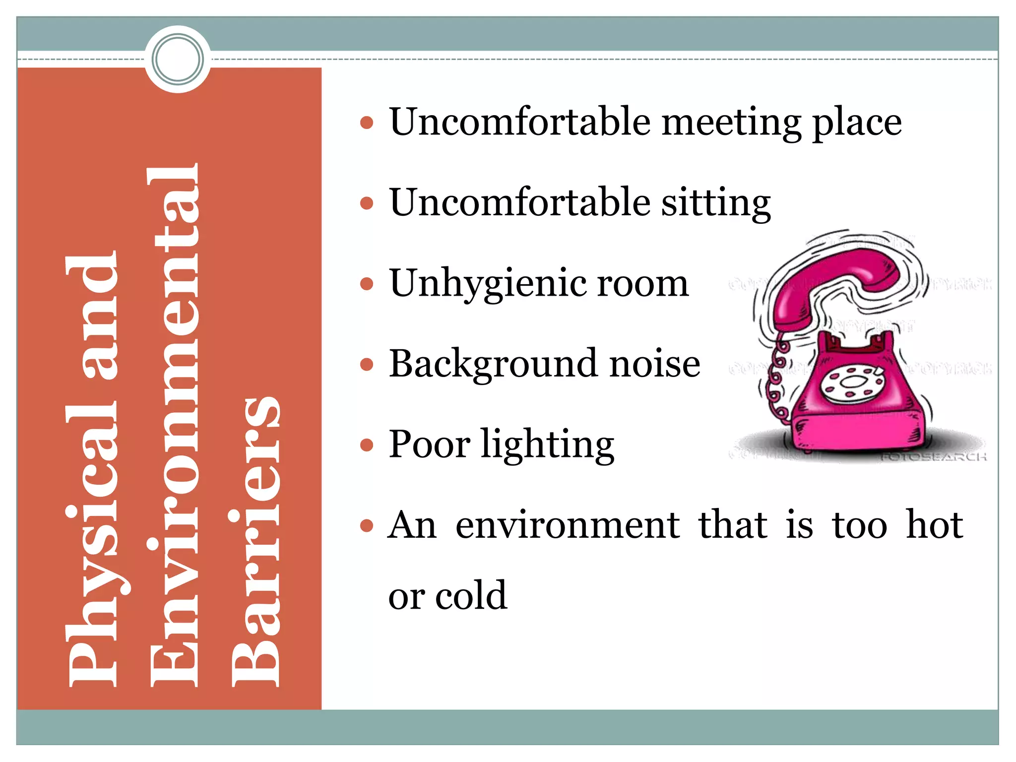 Communication barriers | PPTX