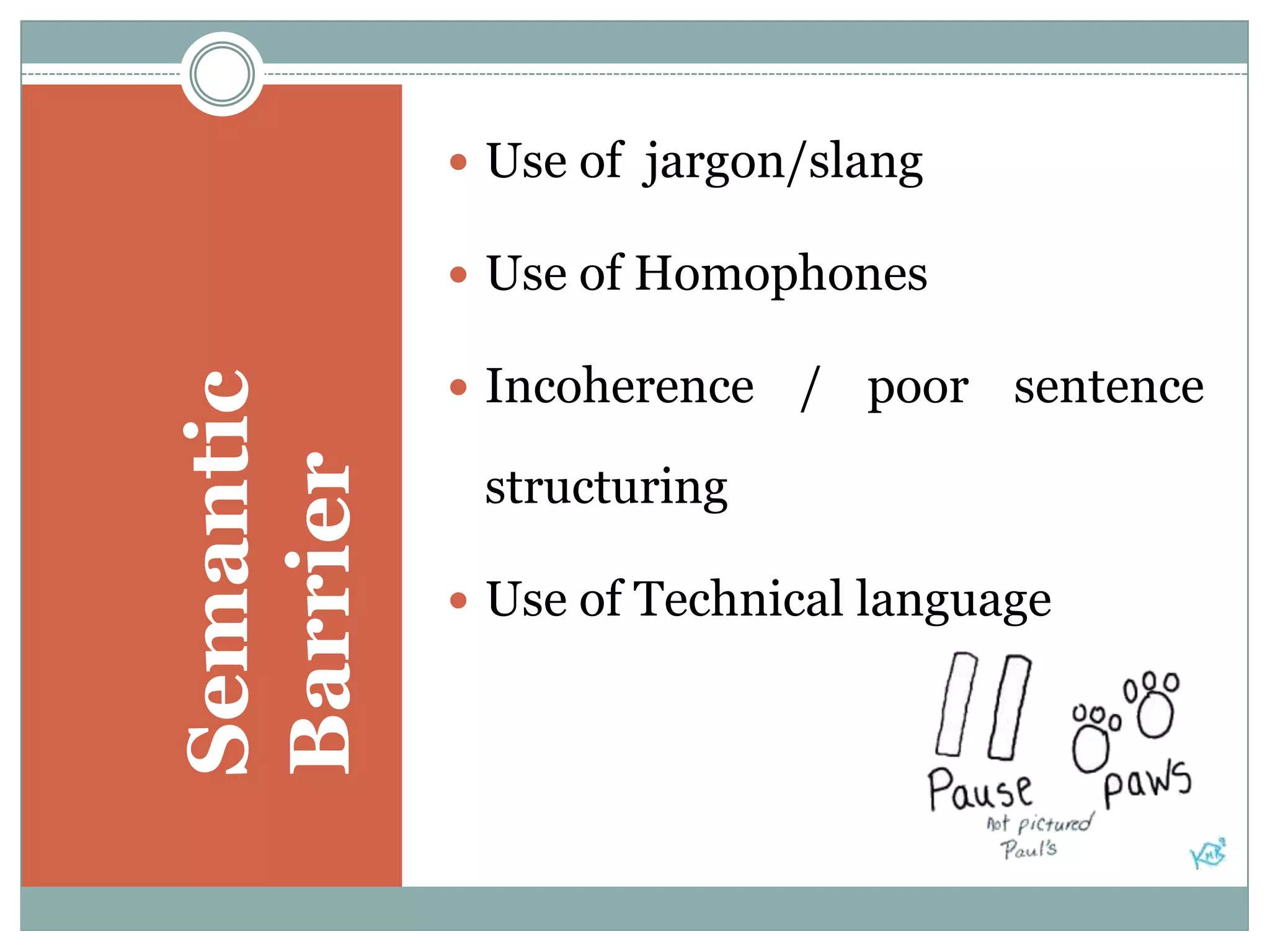 Communication barriers | PPTX