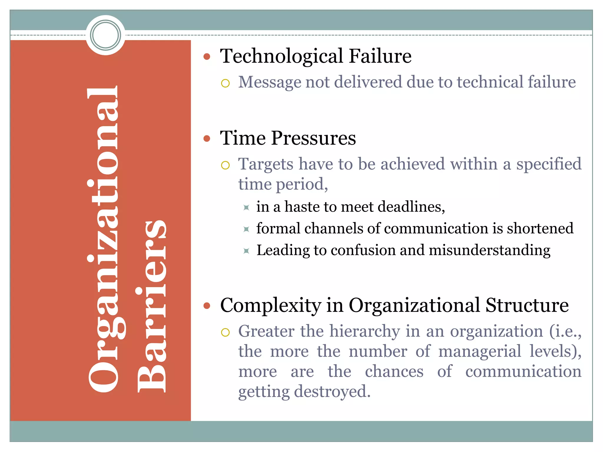 Communication barriers | PPTX