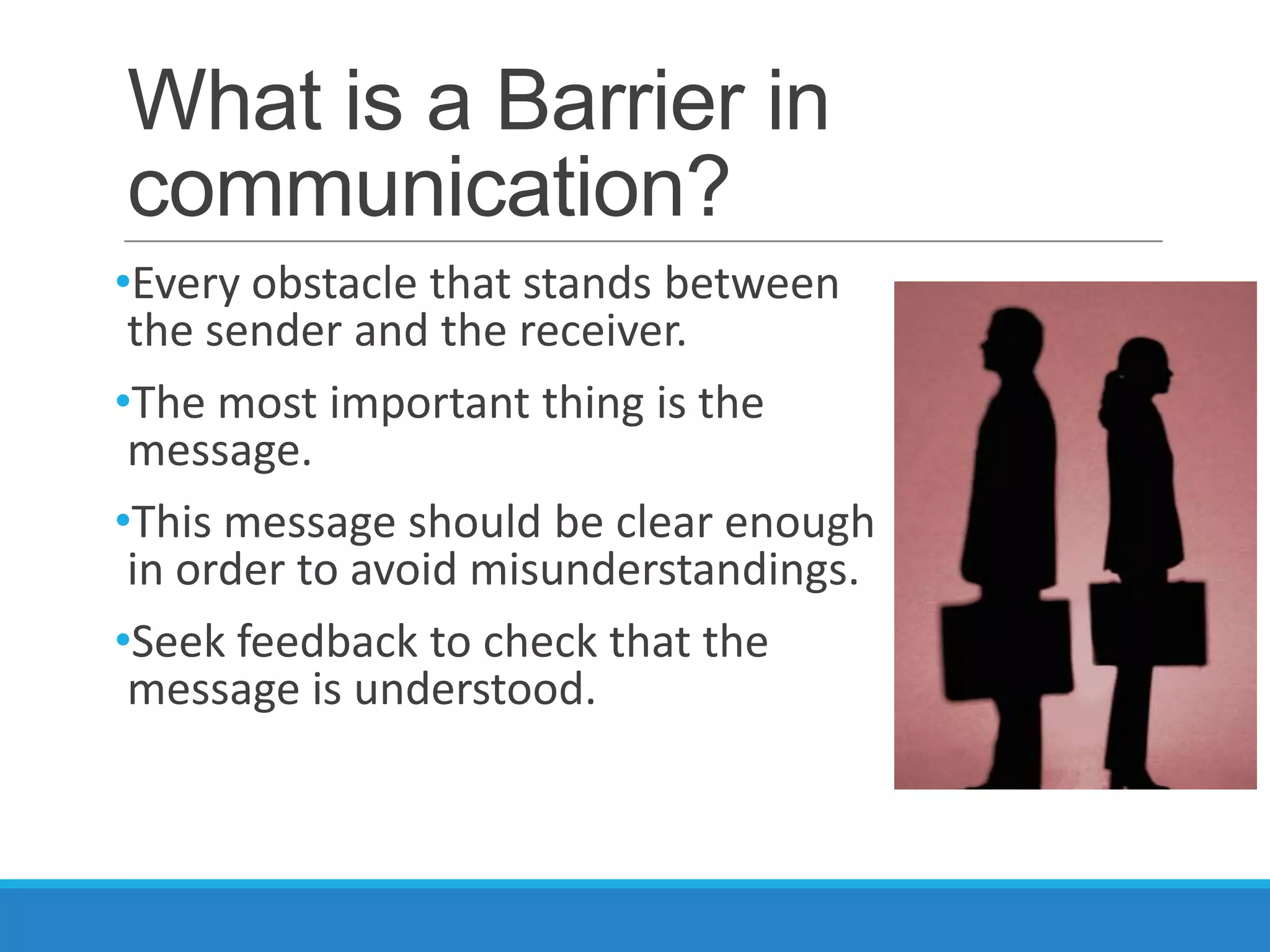 Communication barriers | PPT