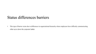 Communication barriers | PPT