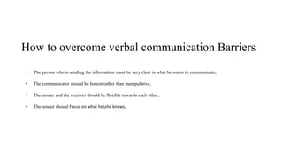 Communication barriers | PPT