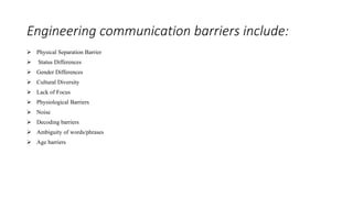 Communication barriers | PPT