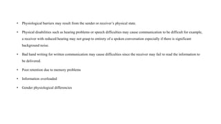 Communication barriers | PPT