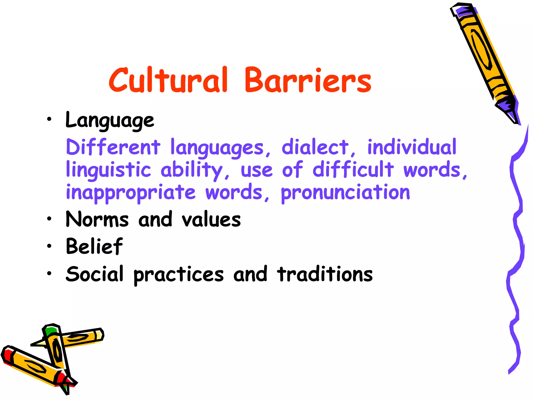Communication barriers.ppt | Technology & Computing