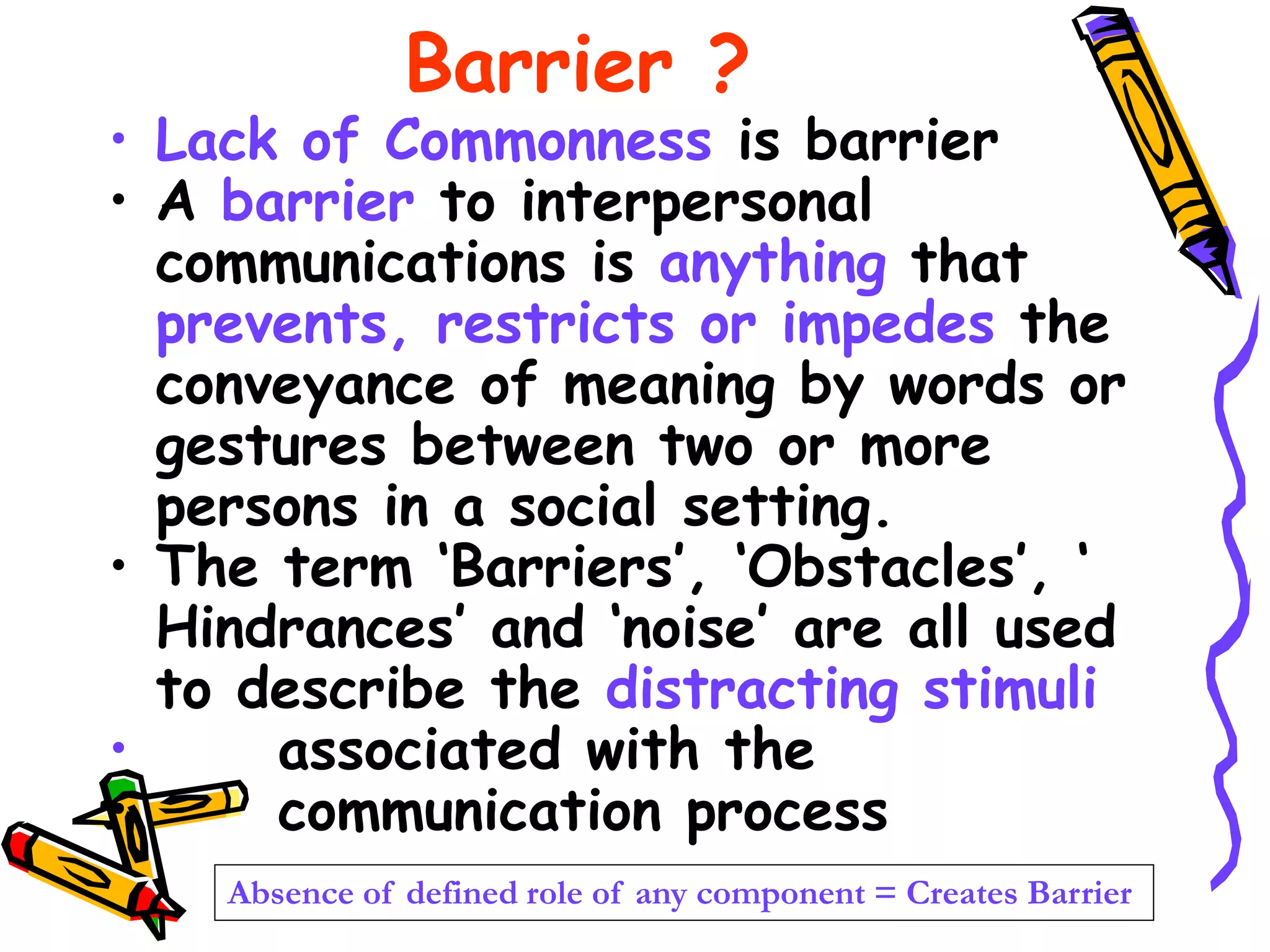 Communication barriers.ppt | Technology & Computing