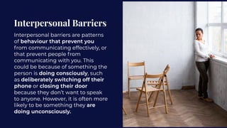 Barriers to Effective Communication | PDF