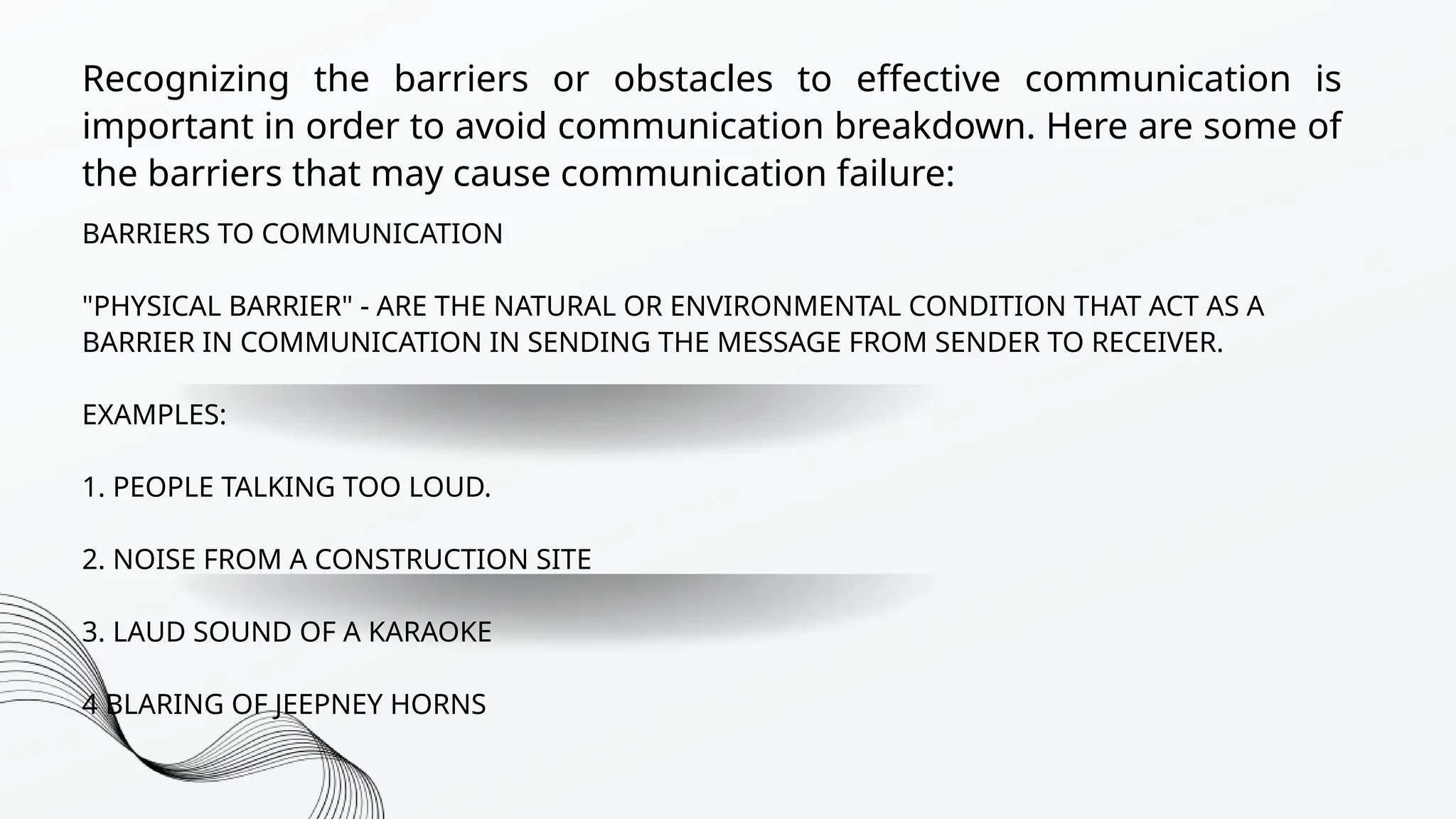 ORAL COMMUNICATION: COMMUNICATION BARRIERS.pptx