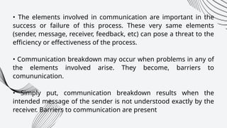 ORAL COMMUNICATION: COMMUNICATION BARRIERS.pptx