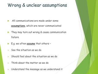 Communication barriers 4 | PPTX | Family and Relationships