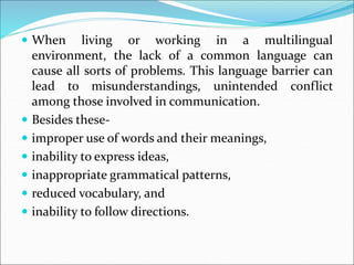 Communication Barriers by dds.ppt | Internet for Beginners | Internet