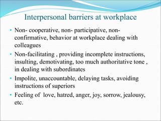 Communication Barriers by dds.ppt | Internet for Beginners | Internet