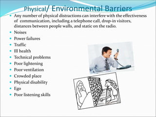 Communication Barriers by dds.ppt