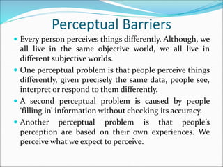 Communication Barriers by dds.ppt | Internet for Beginners | Internet