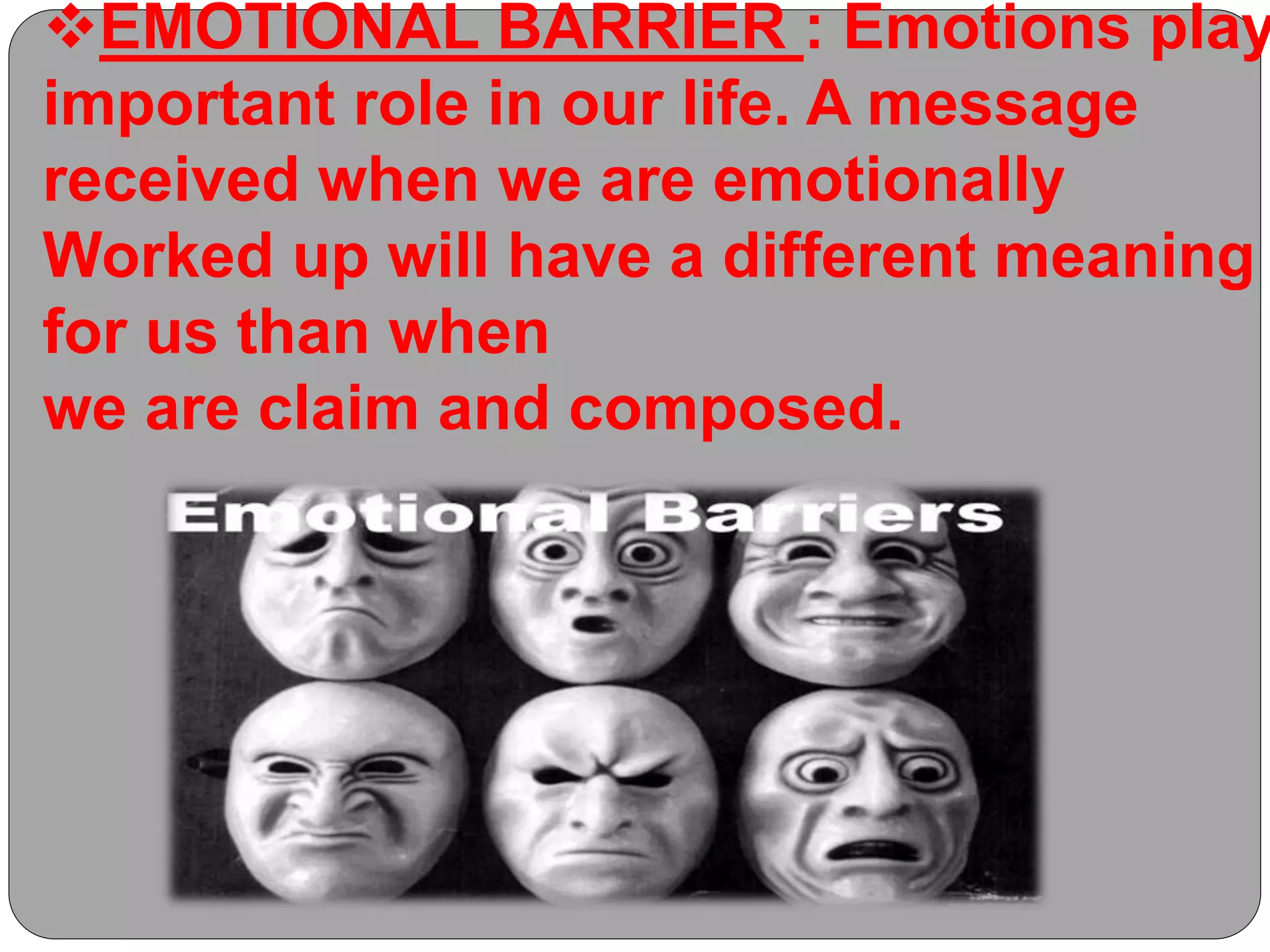 Communication barriers in an organization | PPTX