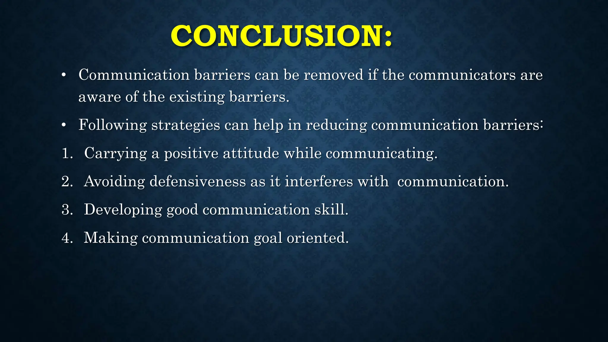 Communication barrier presentation for beginners | PPT