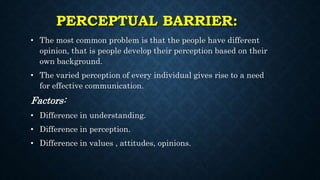Communication barrier presentation for beginners | PPT
