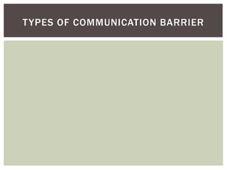 COMMUNICATION barrier types.pptx | Technology & Computing