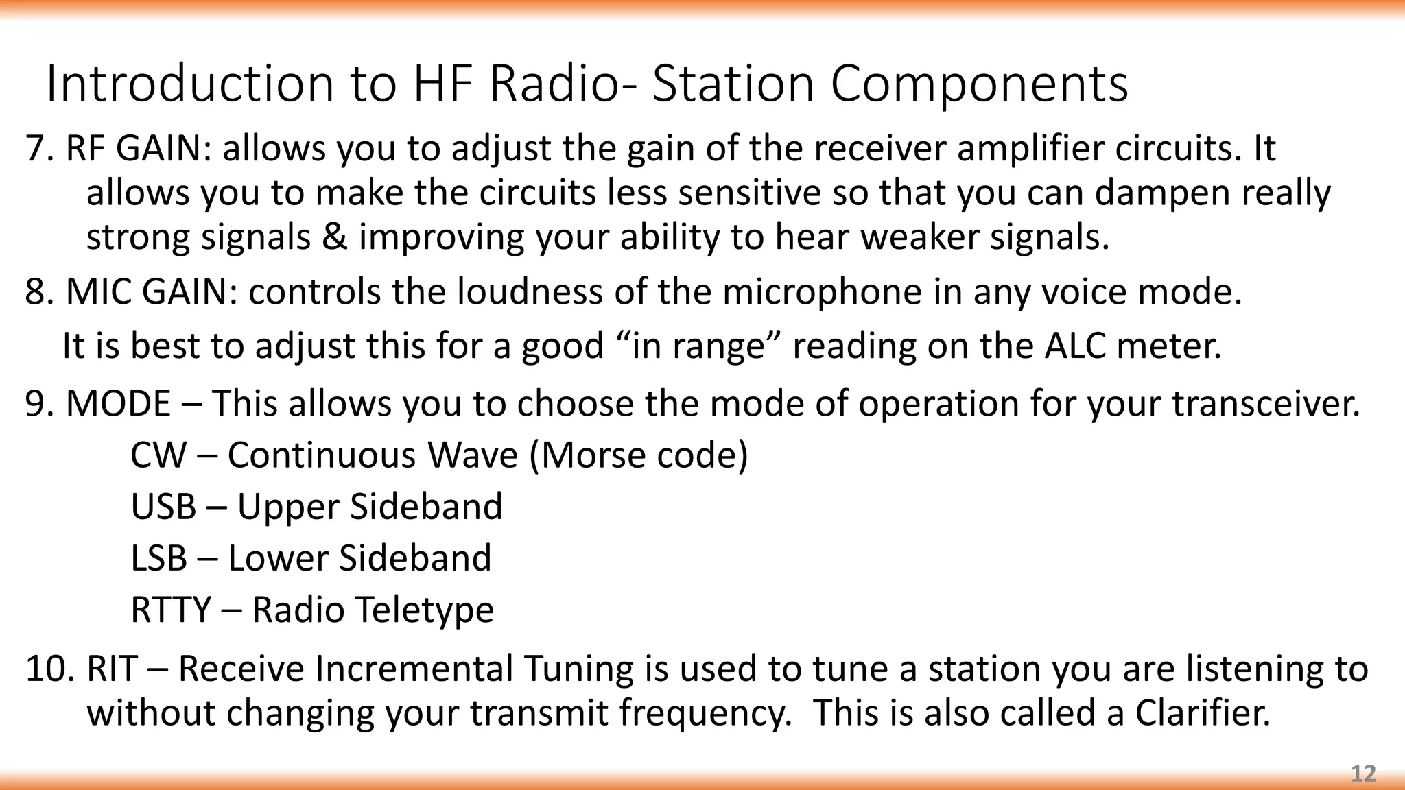 HF Communication Basics Part 2 | PPTX
