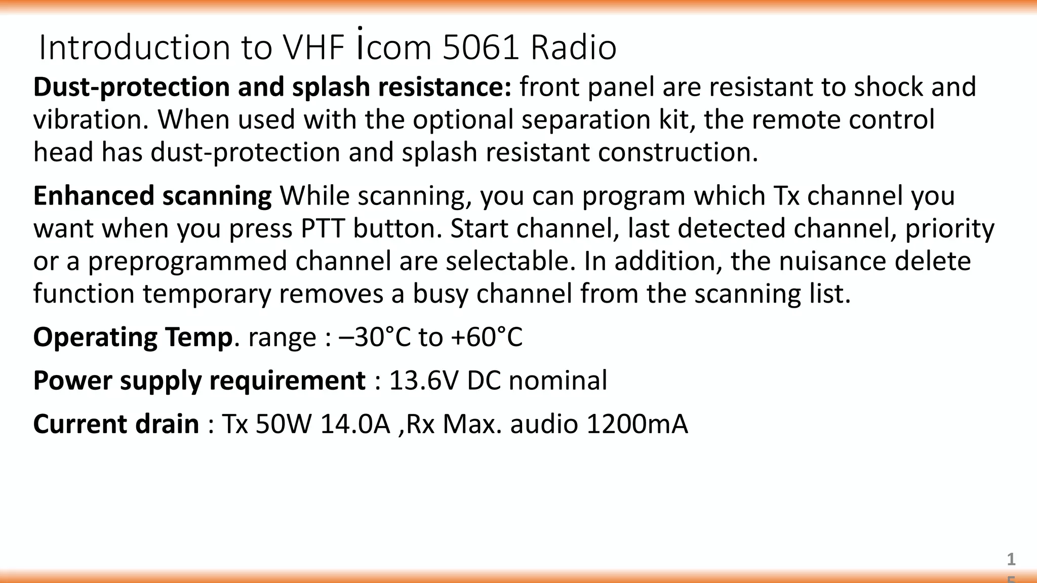 VHF Communication Basics Part 3 | PPTX
