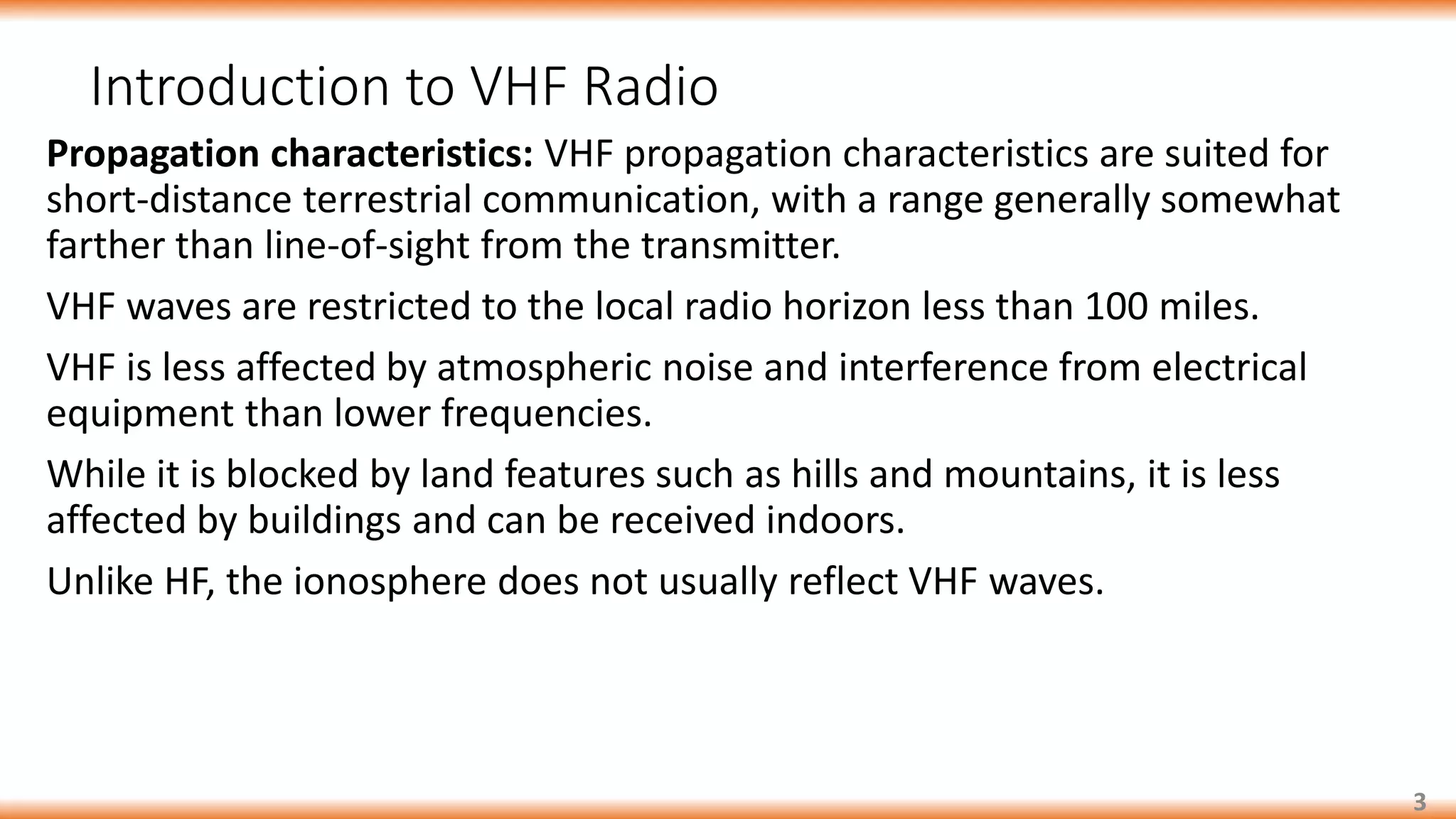 VHF Communication Basics Part 3 | PPTX