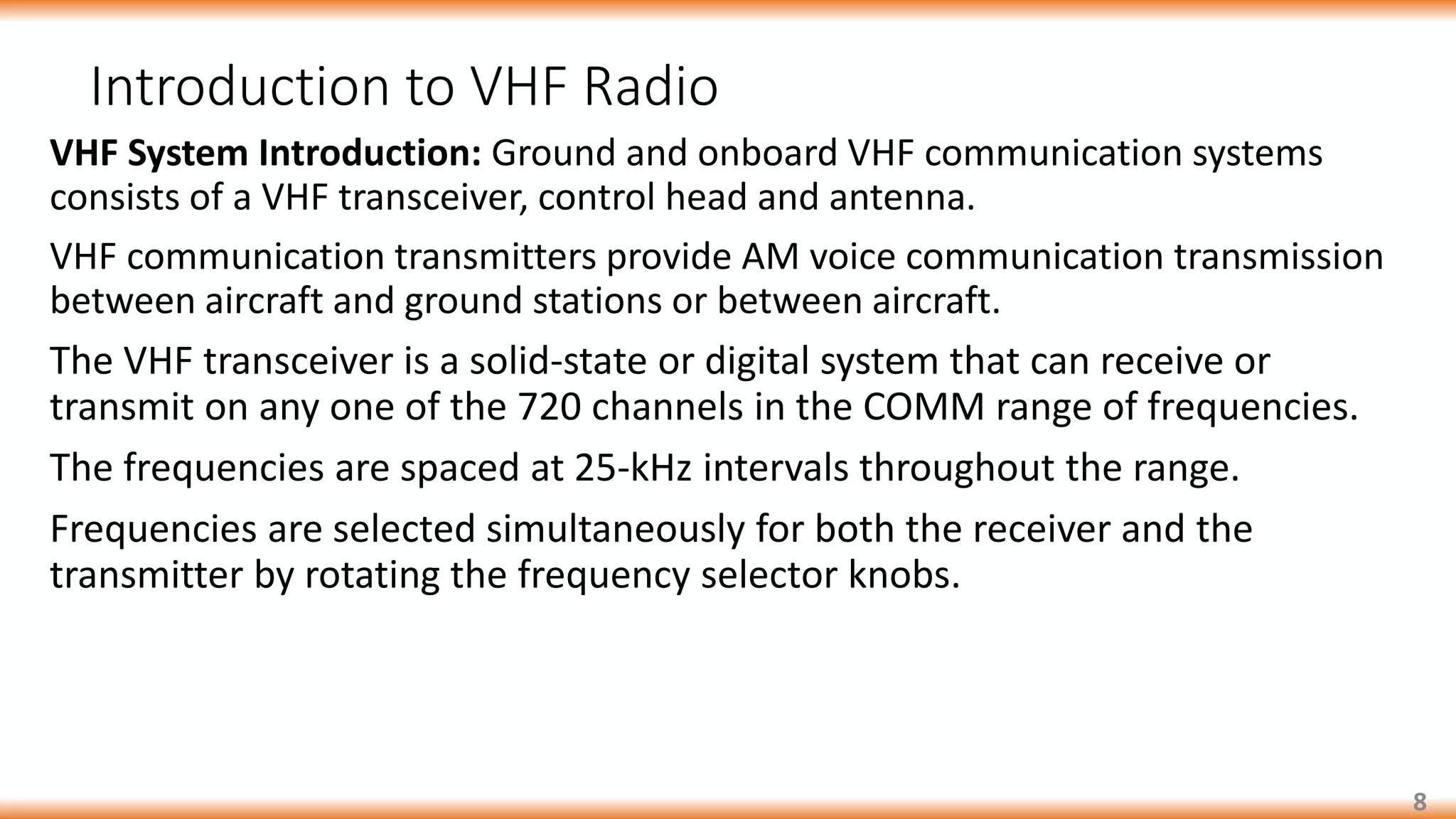 VHF Communication Basics Part 3 | PPTX