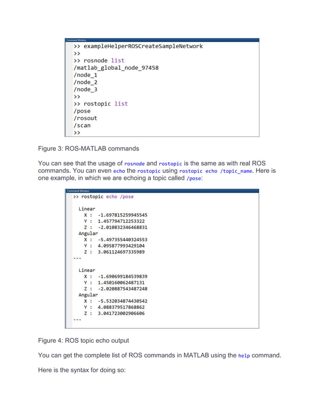 Communication between matlab ros toolbox and ros network | PDF Communication between matlab ros toolbox and ros network | PDF