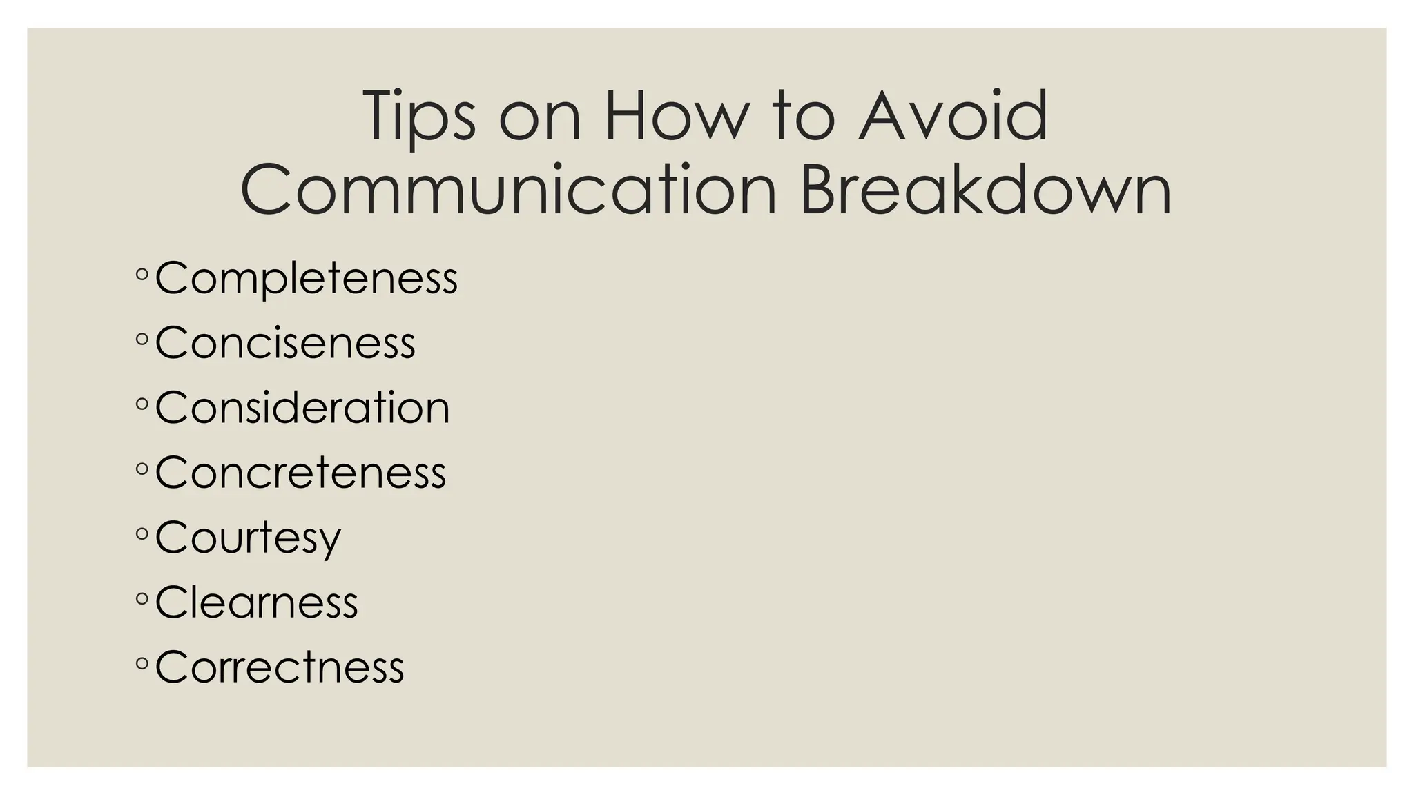 Strategies to Avoid Communication Breakdown | PPTX
