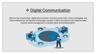 COMMUNICATION ALONG with types,skills,etc.pptx | Email | Internet