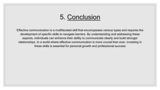 COMMUNICATION ALONG with types,skills,etc.pptx | Email | Internet