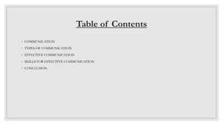 COMMUNICATION ALONG with types,skills,etc.pptx | Email | Internet
