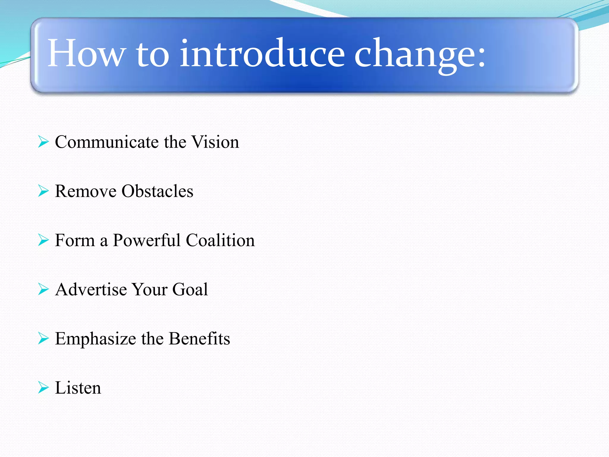 Communication & Change in Organizations | PPTX