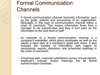 Communication channel | PPTX | Web Conferencing | Computer Software and ...