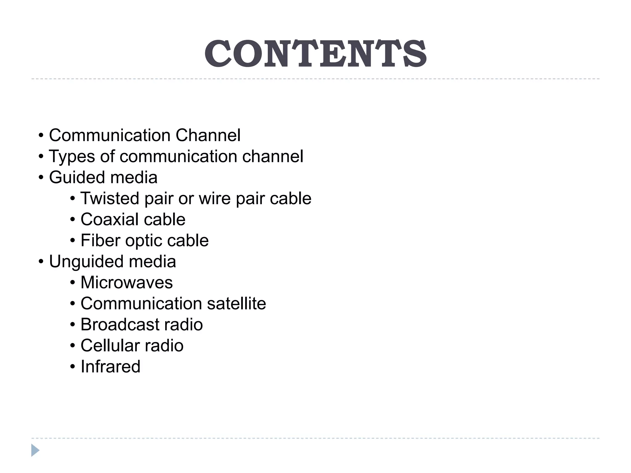 Communication channel | PPTX