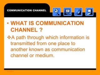 Communication channel | PPTX