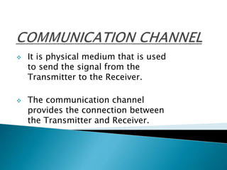 Communication channel | PPT