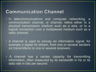 Communication channel presentation | PPTX